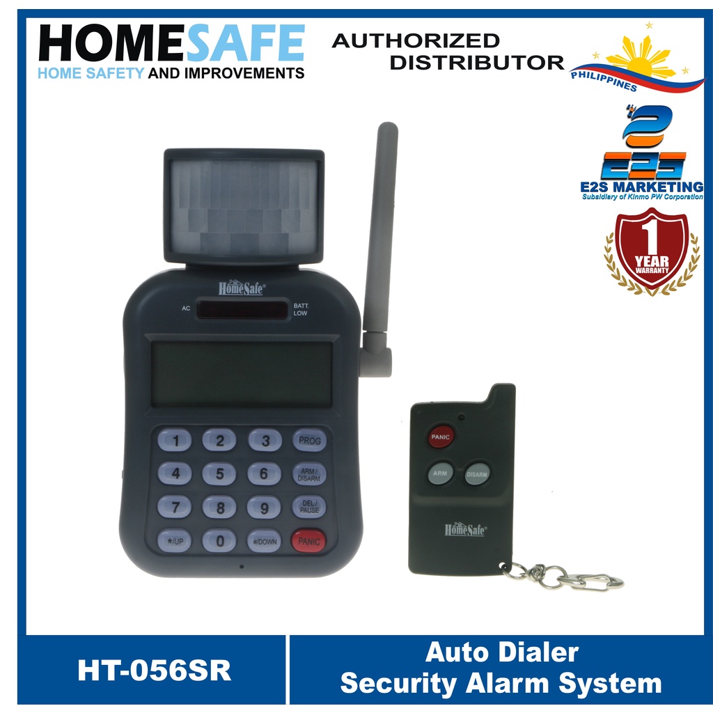 HomeSafe Auto Dialer Security Alarm System HT-056SR | Shopee Philippines