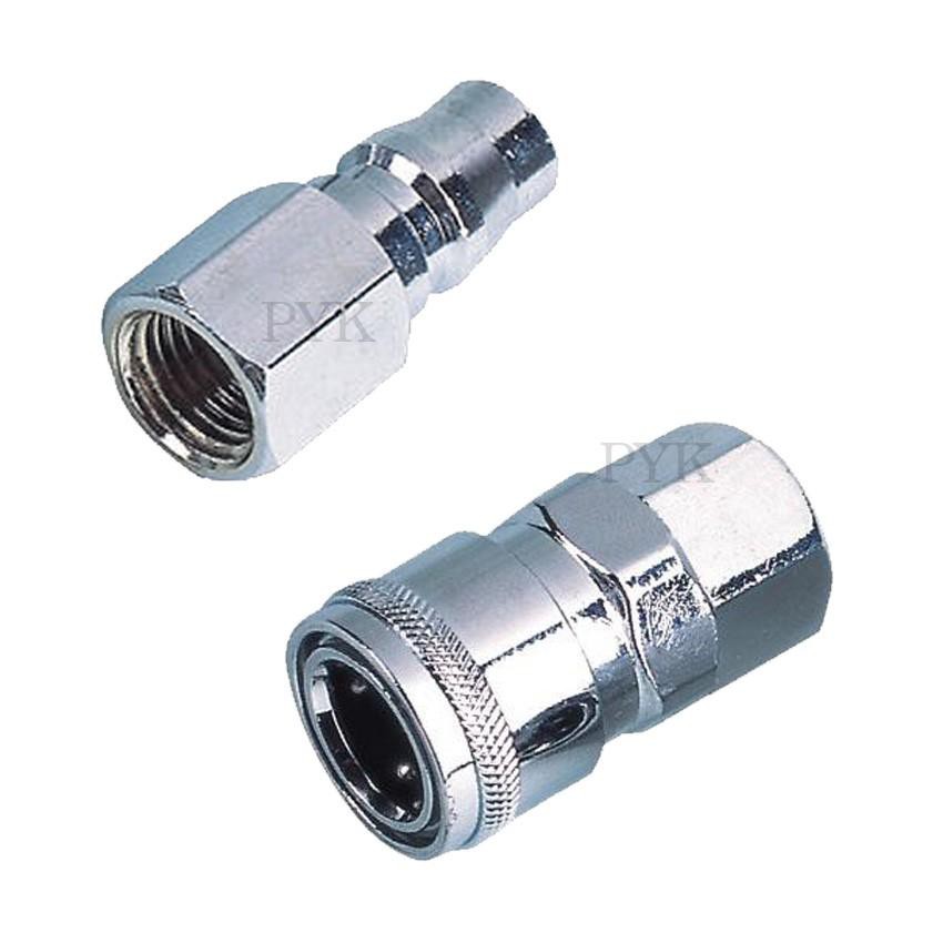 Inner Thread Copper Quick Coupling Male + Female Air 20PF + 20SF Size ...