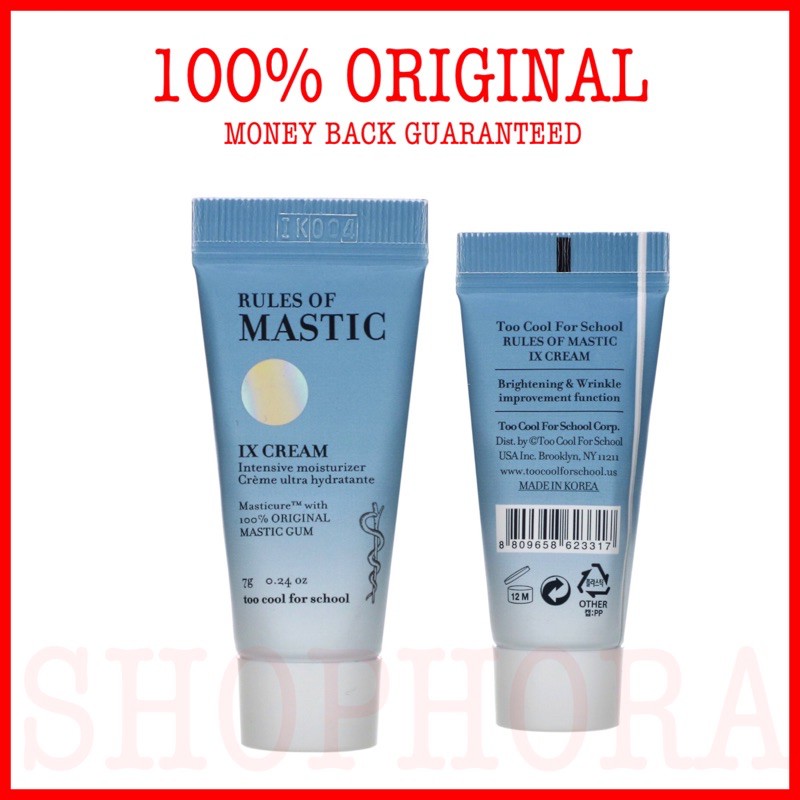 Too Coll for School Rules of Mastic IX Cream 7g | Shopee Philippines