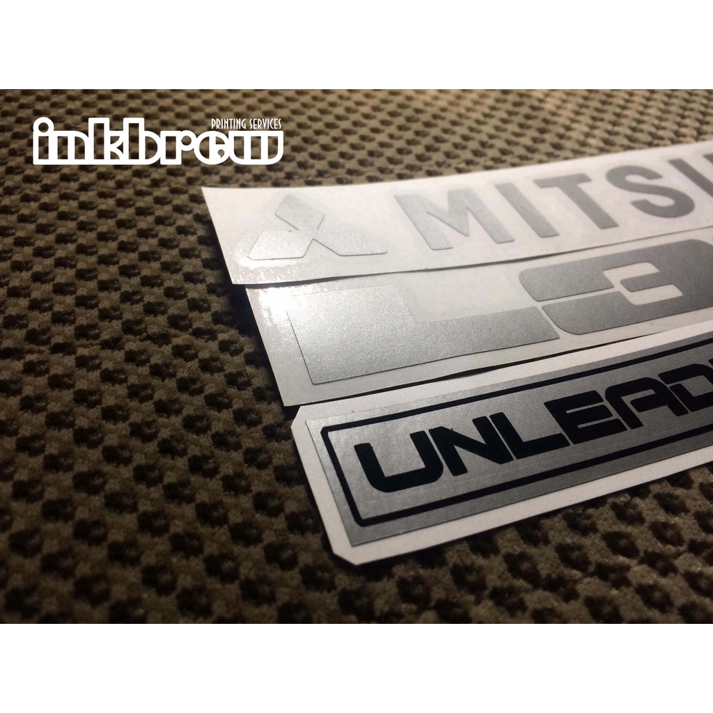 2000's Style Mitsubishi L300 Versa Van GASOLINE Stock Exterior Stickers ...