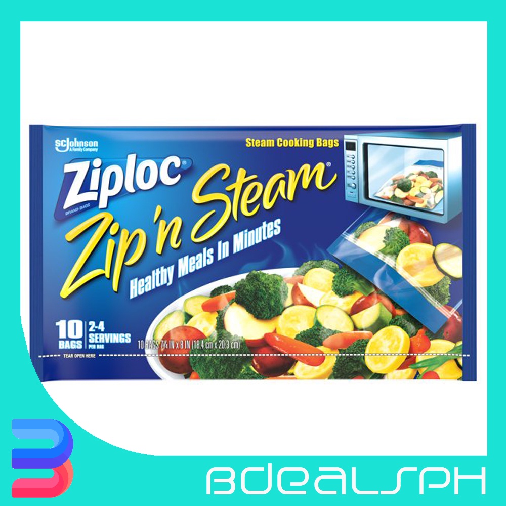 Ziploc ZIP 'N STEAM Microwave Cooking Bags | Shopee Philippines