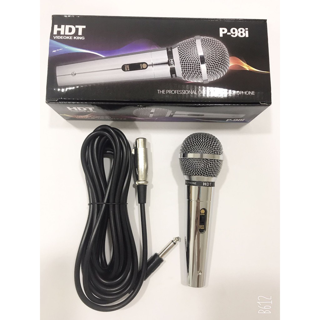 Hyundai P-98i HDT Videoke King Dynamic Microphone(silver) | Shopee ...