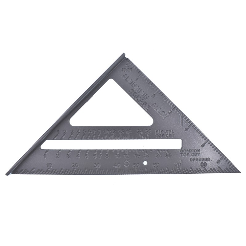 7inch/12inch Aluminum Triangle Ruler Carpenter Square Speed Square ...