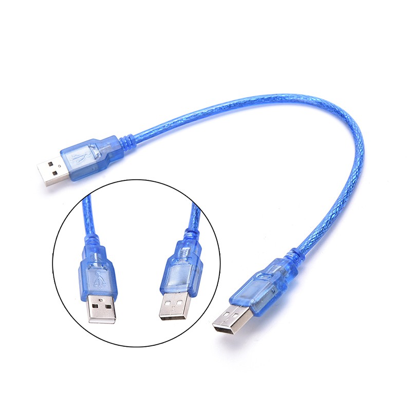 USB Type A Male to Male Cord Adapter Data Extension Cable | Shopee ...