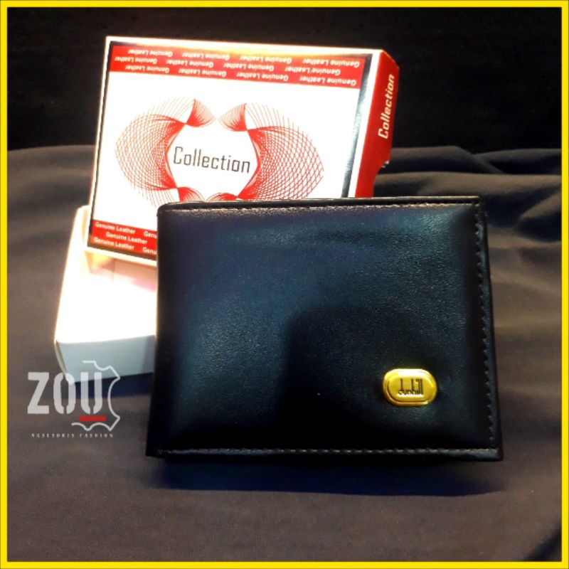 Zou Acc!! Cool Men's Plain Leather Wallet Get Box | Shopee Philippines