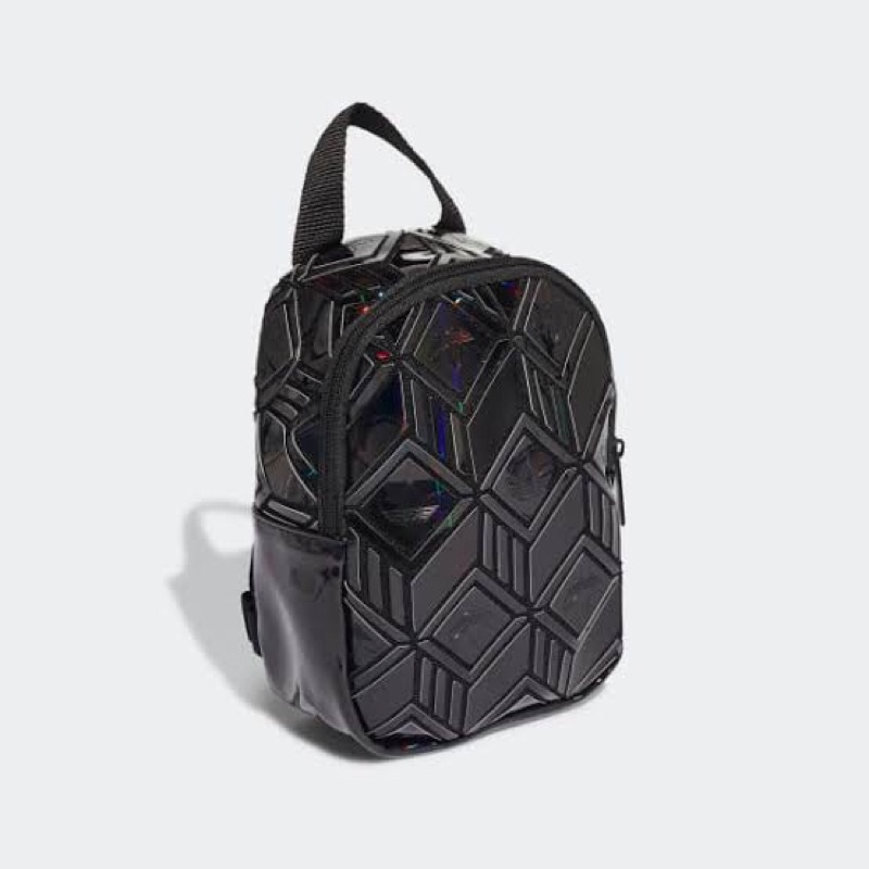 Adidas Mini Backpack with an iridescent monogram trefoil design for ...