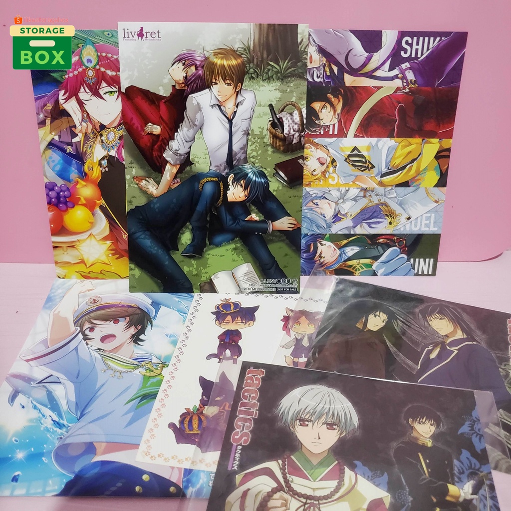 BL Yaoi Merchandise : Doujinshi Goods / Clearfile / Fan / Postcard ...