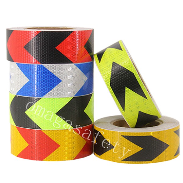 SAFETY ARROW SIGN STICKER 2" | Shopee Philippines