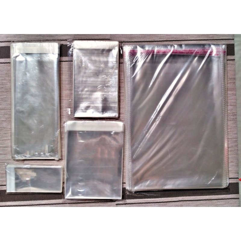 OPP Plastic Bag with Adhesive Approx 100 pcs/pack | Shopee Philippines