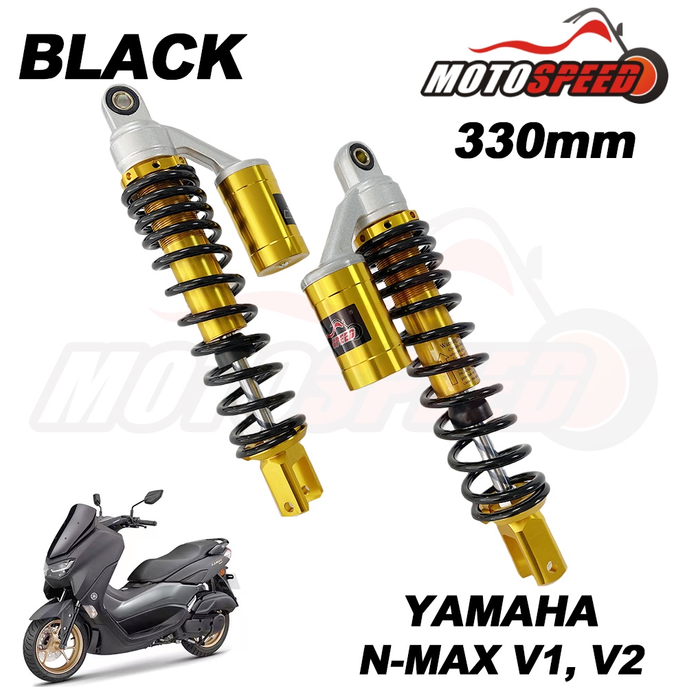 Top1 Racing 1 Pair 300mm Rear Shock Absorber For Yamaha Nmax ER PCX ADV ...