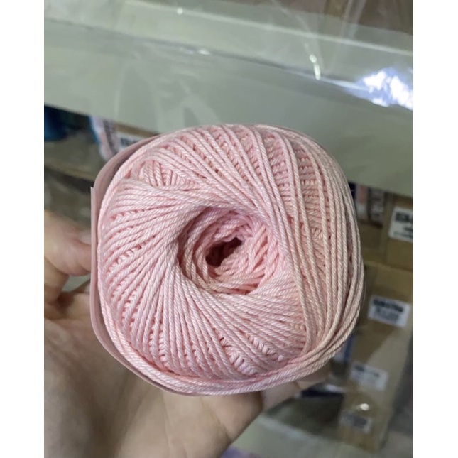 5 Ply Monaco Crochet Thread Shades of White, Brown and Pink | Shopee ...