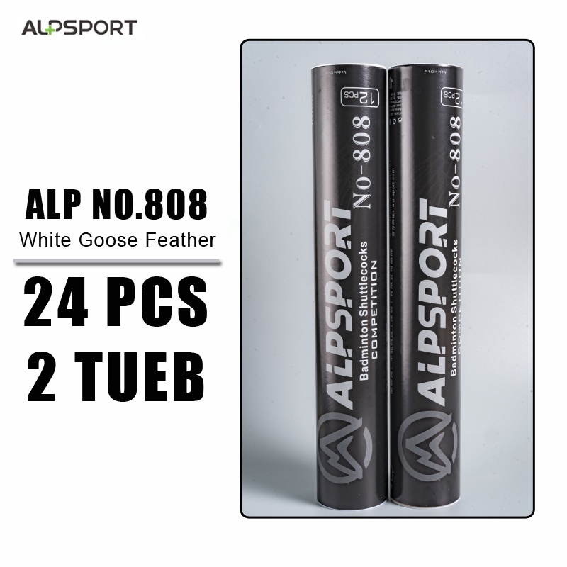 ALPSPORT 808 12PCS/TUBE Shuttlecock 76~77 Speed ALP New Badminton For ...