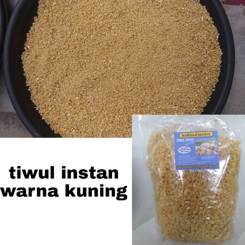 Tiwul Instant Weight 500gram/cassava Rice/Traditional Food | Shopee ...