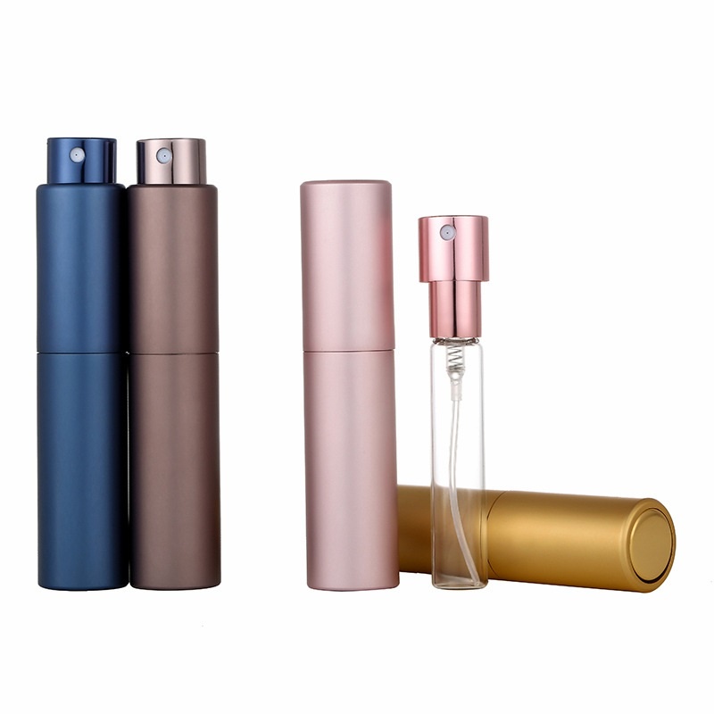 10ml Portable Refillable Perfume Sprayer Rotatable Metal Shell Glass ...