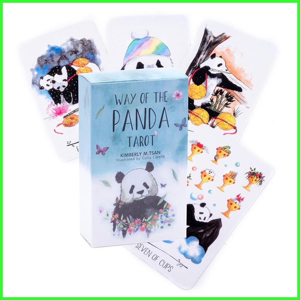 Way Of The Panda Tarot Deck Guidebook Card Table Card Game Magical Fate ...
