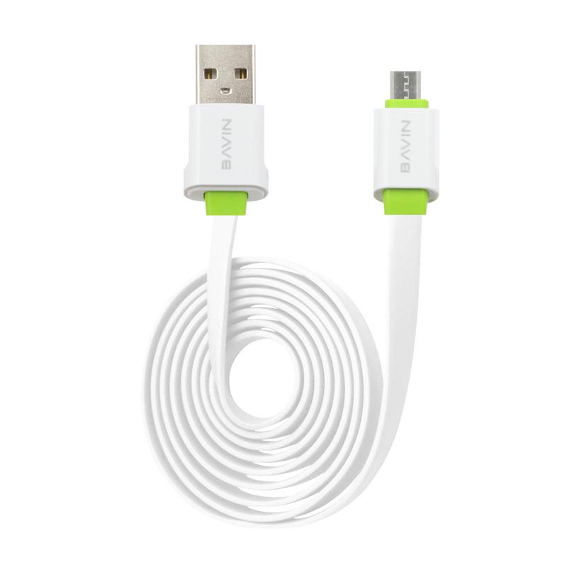 BAVIN USB Flat Design Charge and Data Transfer Cable for Android and ...