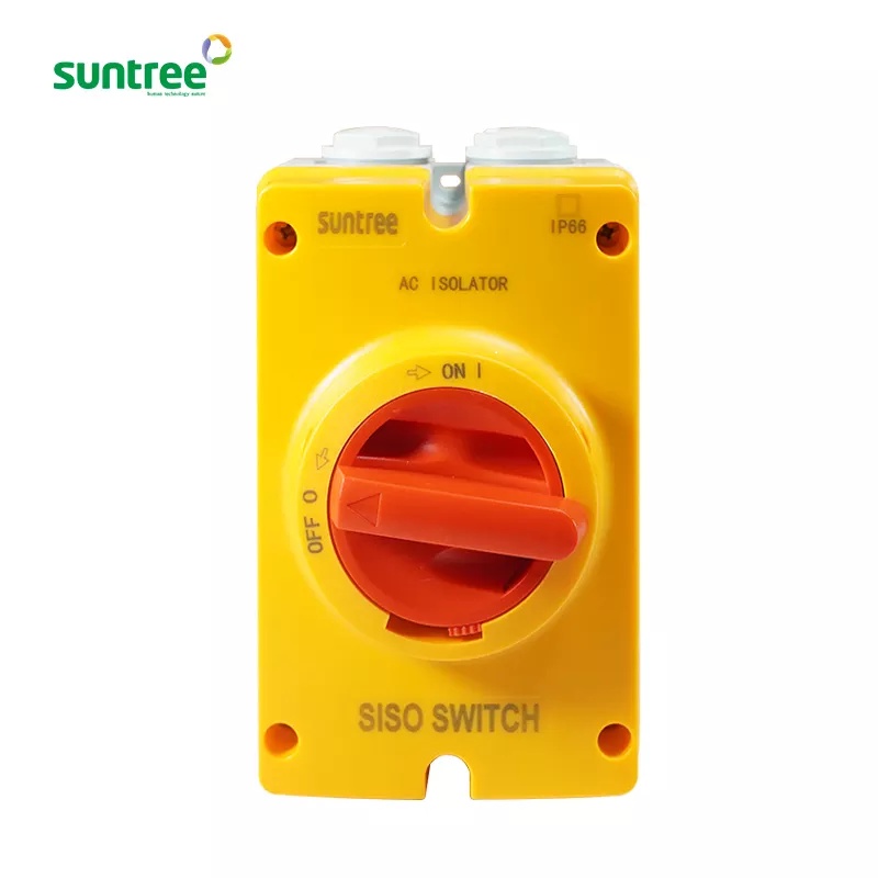 SUNTREE AC Isolator 415V AC 32A 63A IP66 Rating Solar Waterproof Isolator Switch | Shopee ...