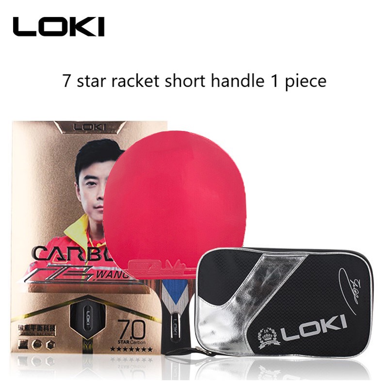 LOKI 7 Star Professional Table Tennis Bat Carbon Tube Tech PingPong Bat ...