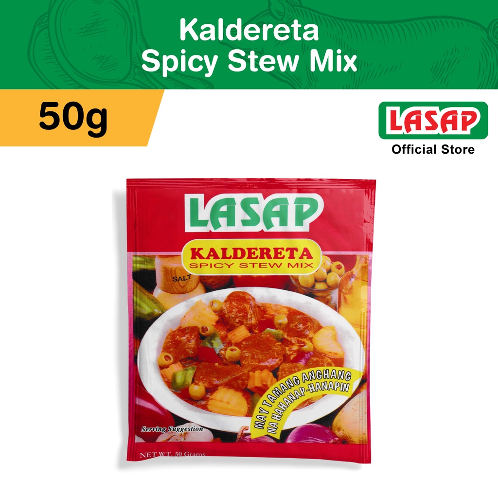 Lasap Kaldereta Pinoy Food Mix 50g | Shopee Philippines
