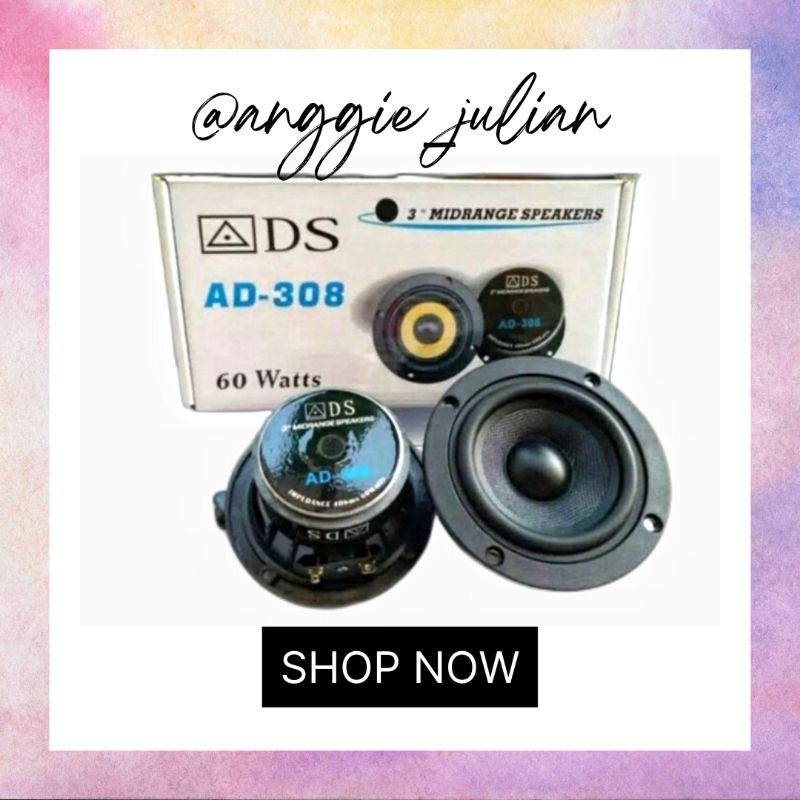 Midrange/speaker/tweeter 3inch ADS AD-308 | Shopee Philippines