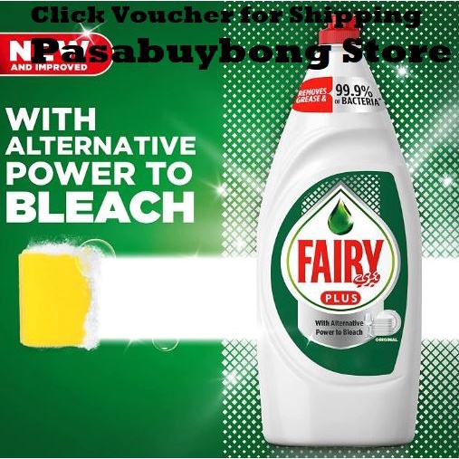 Fairy Plus Original Dishwashing Liquid Soap with alternative power to ...