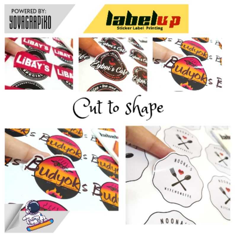 1000pcs Pre Cut Sticker Label - Piso Print - Milk Tea Sticker - Product ...