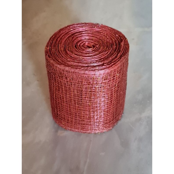 3" Metallic Sinamay Roll with Gold Trim per Roll (8Yards) | Shopee ...