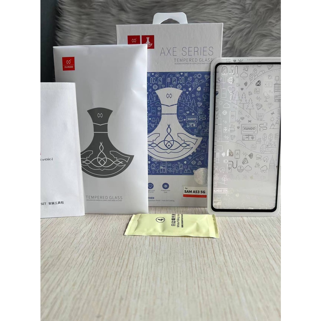 SAMSUNG A55 A35 A34 A52 A53 A54 A06 A14 A15 a05s A05 XUNDD Axe Full Tempered Glass Screen ...
