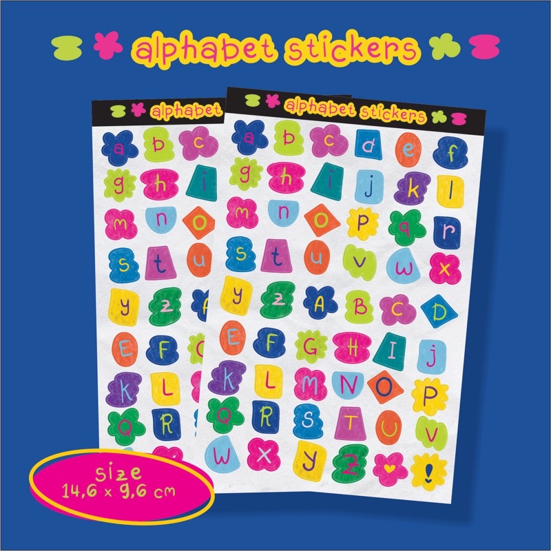 Alphabet Sticker pack by Yeele | Shopee Philippines