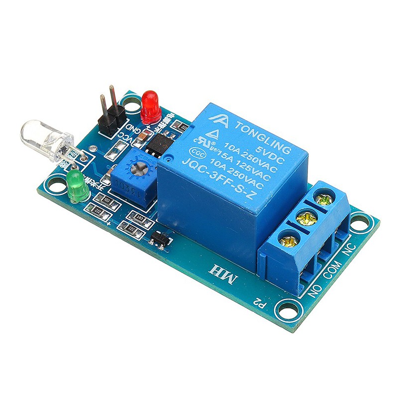 DC 5V 12V Photodiode Relay Module Light Detection Light-seeking Module ...