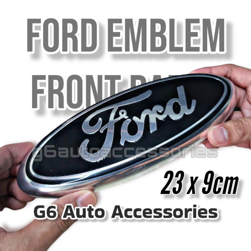 1pc of 9-inch FORD Emblem Front Rear 23x9cm F150 Explorer Ranger Escape ...