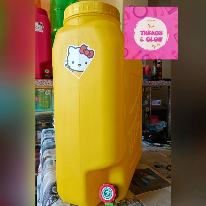COLORED Gallon Container 20Liters/5Gallon Size /Mineral Water Container ...