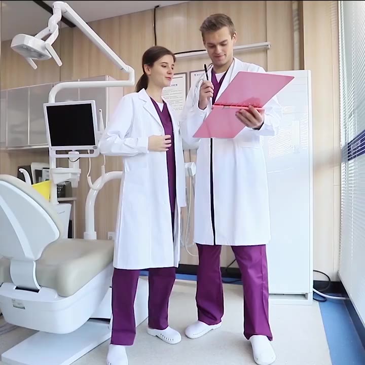 【Cotton】Lab Coat Lab Gown For Students Female Lab coat White For ...