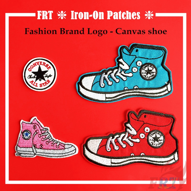 ☸ Fashion Brand Logo - Canvas Shoe Patch ☸ 1Pc Diy Sew on Iron on ...