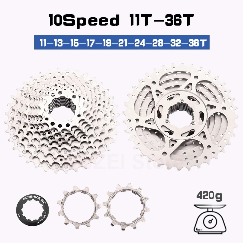 SUNSHINE 8 9 10 11 12 Speed Cogs MTB Mountain Bike Road Bike Cassette ...