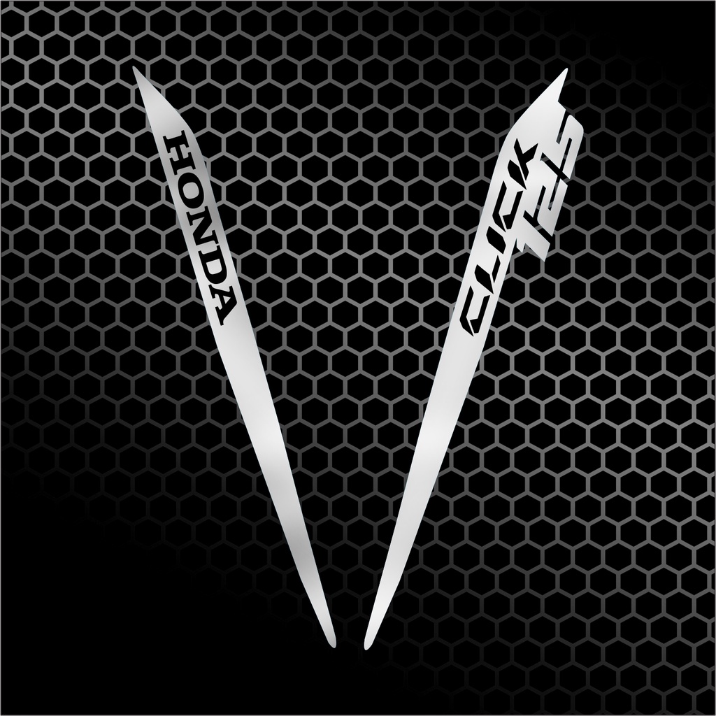 honda click front sticker lining 125 150 cut sticker waterproof ...