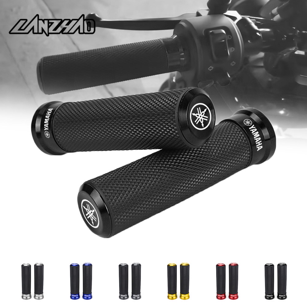 Motorcycle Hand Grips CNC Handle Bar Rubber Gel for YAMAHA YZF R15 MT03 ...