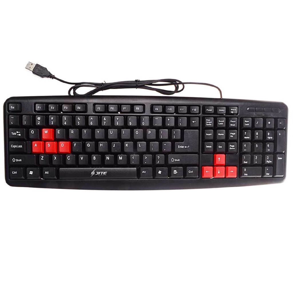 JITE Wired Game Keyboard KB-102 Black (Black) | Shopee Philippines