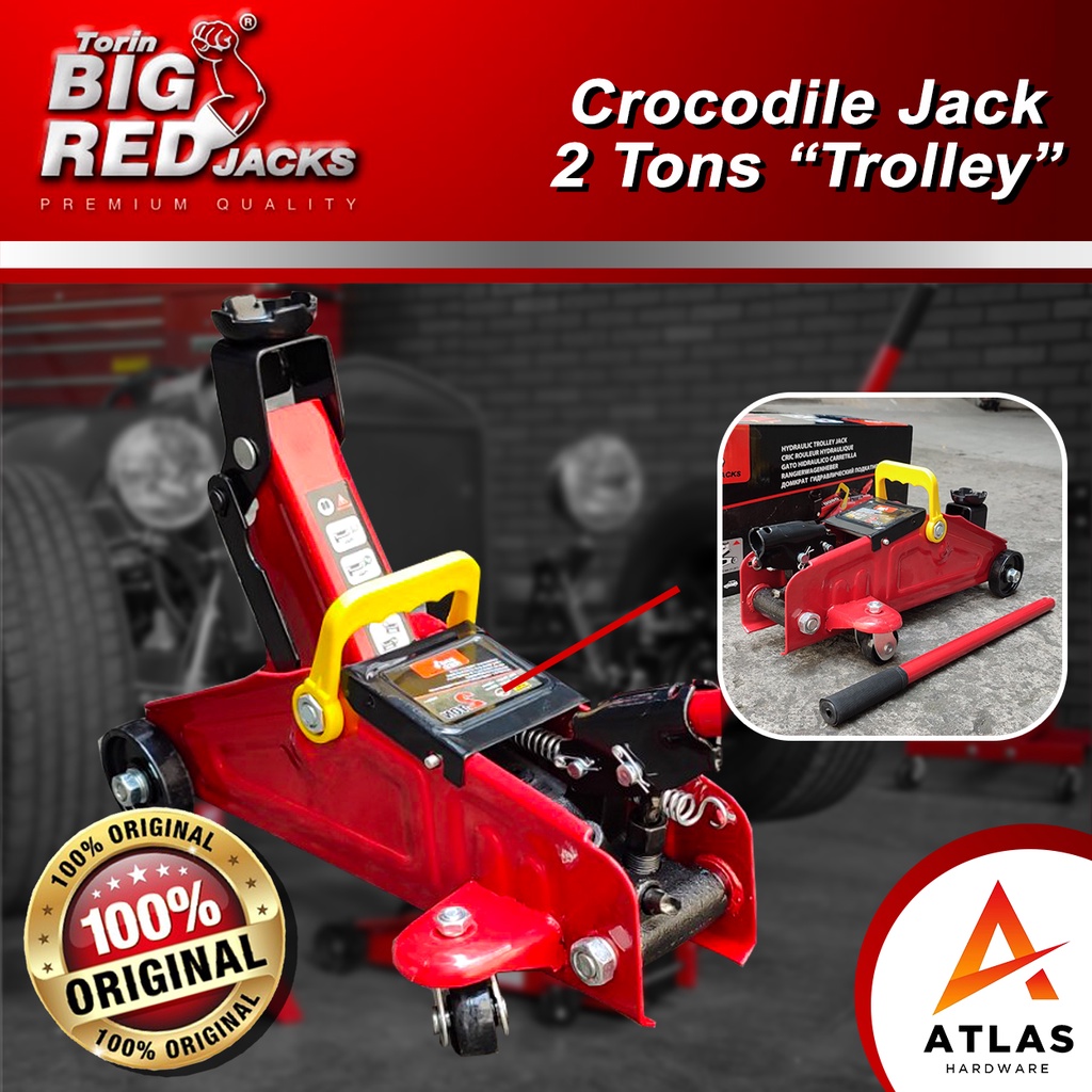 Big Red Crocodile-Garage Jack 2tons TA820011 | Shopee Philippines