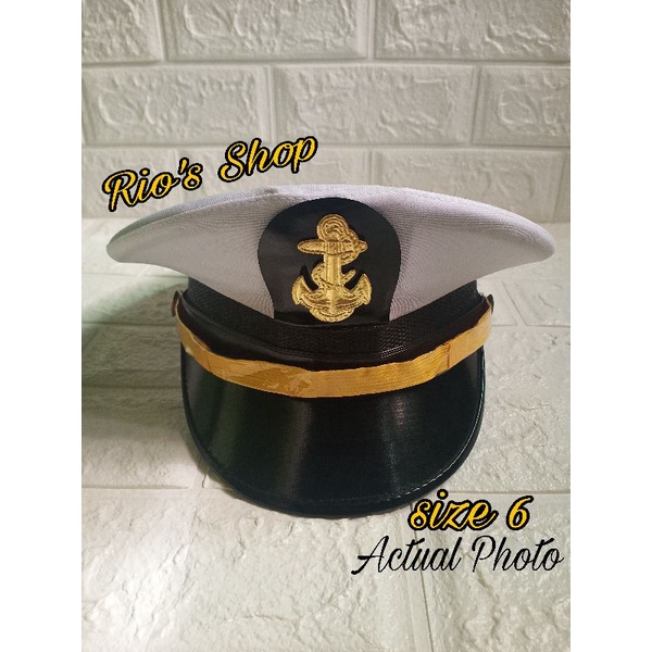 Nautical Pershing CAP WITH LOGO DECK&YELLOW STRAP for Adult | Shopee ...
