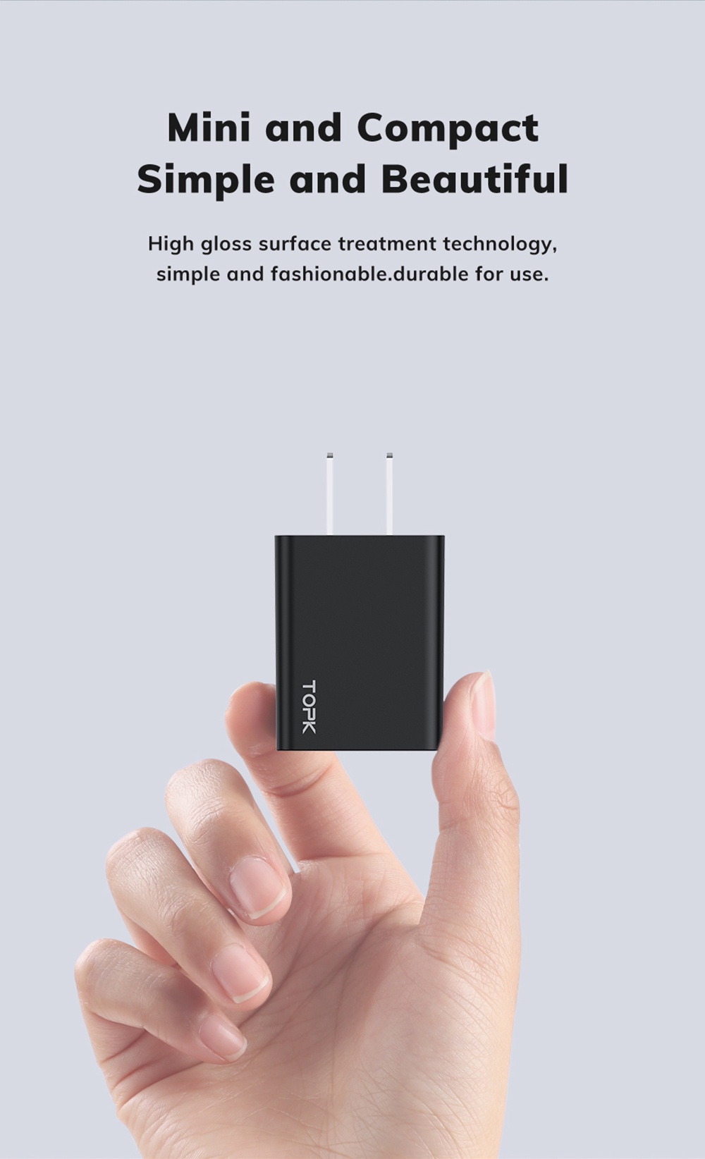 TOPK B25 10w Usb Charger Adapter Universal Mobile Phone Wall Chargers ...