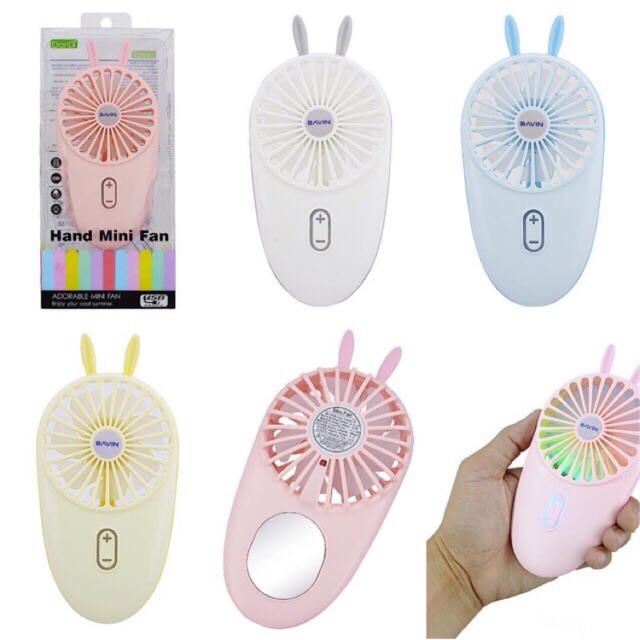 100% Original Bavin F3 mini handy fan(rechargeable) | Shopee Philippines