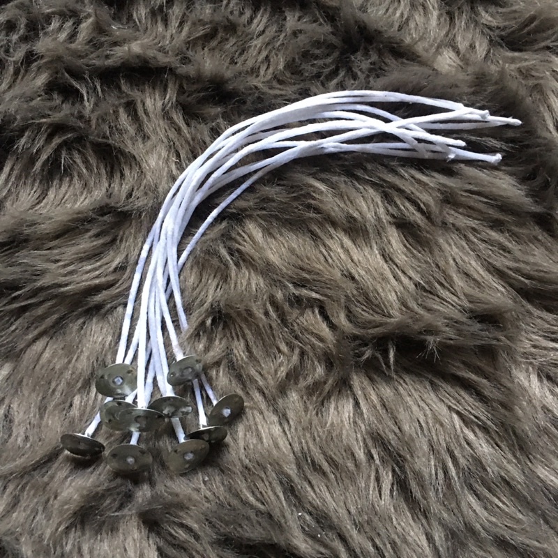 NYLON WICK PRE-WAXED WITH SUSTAINER (19CM, 10 PIECES) | Shopee Philippines