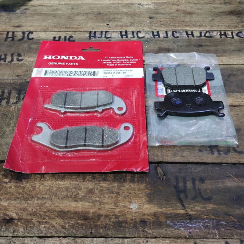 Disc Pad Brake Pad Front Rear Honda PCX150/160/ADV150 ABS Type Genuine ...