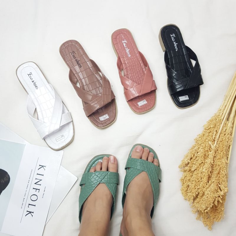 Defect SLOP LUCY Eva Shoes JUMBO Sandals(H003) | Shopee Philippines