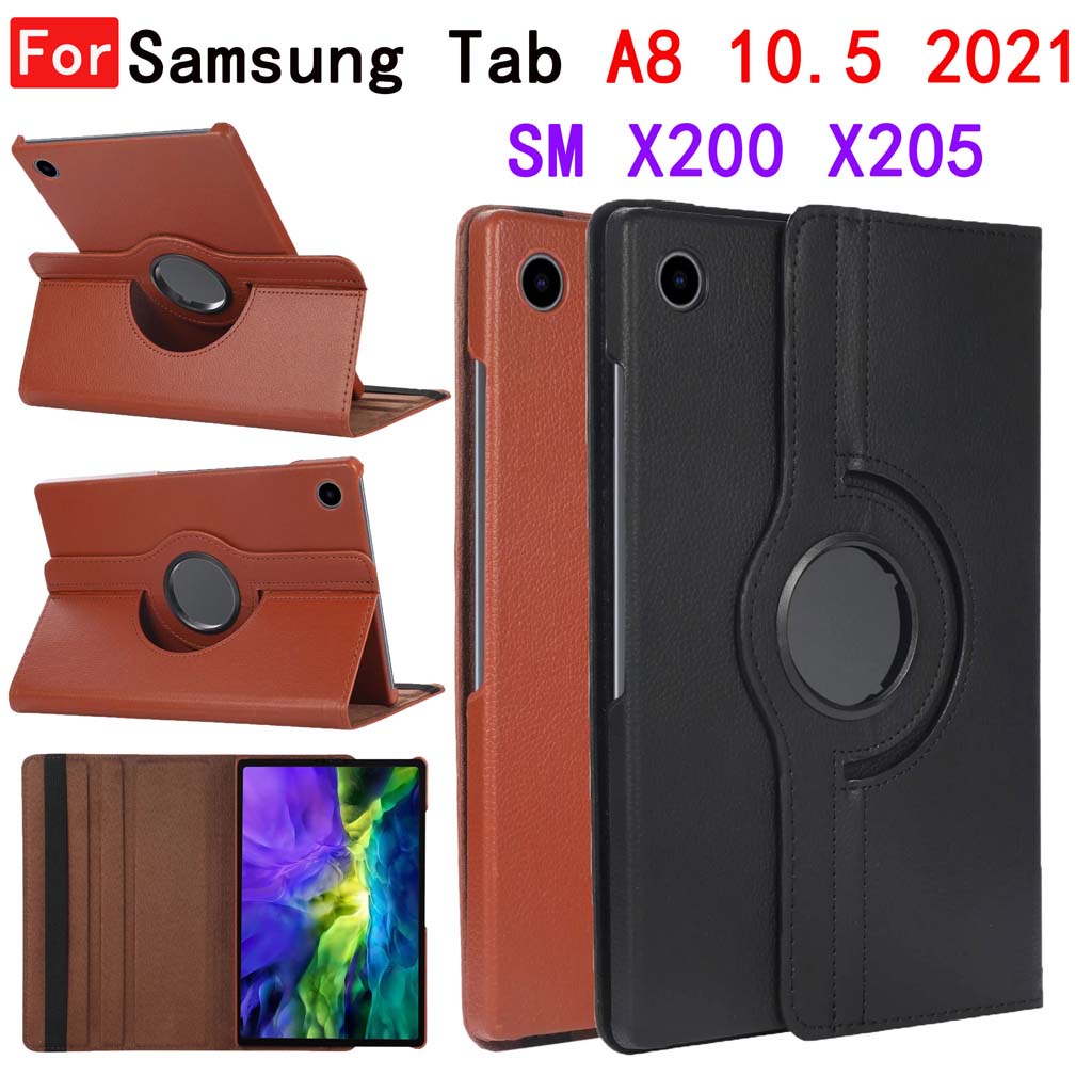 For Samsung Galaxy Tab A8 10.5 Inch 2021 SM-X205 SM-X200 HD Rotate ...