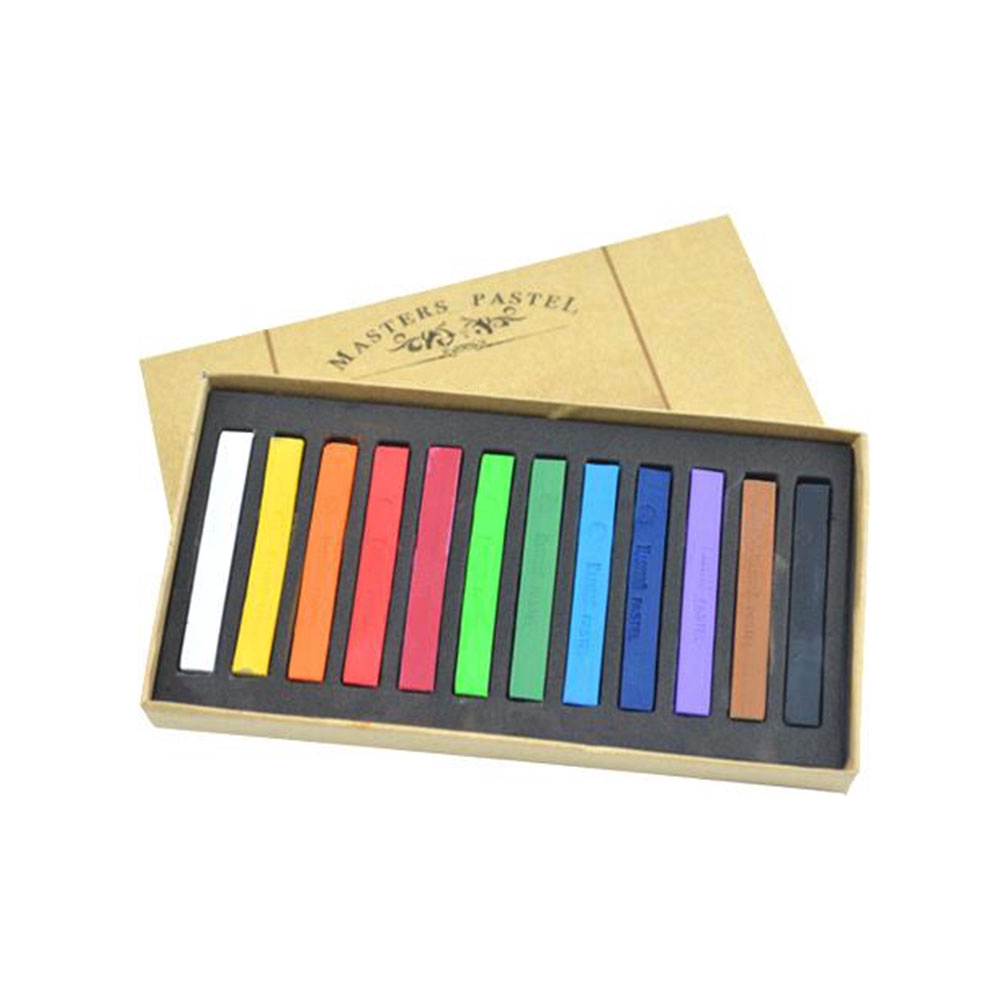 Pigment Marley color chalk 12/24/36/48 color low adhesion smooth soft ...
