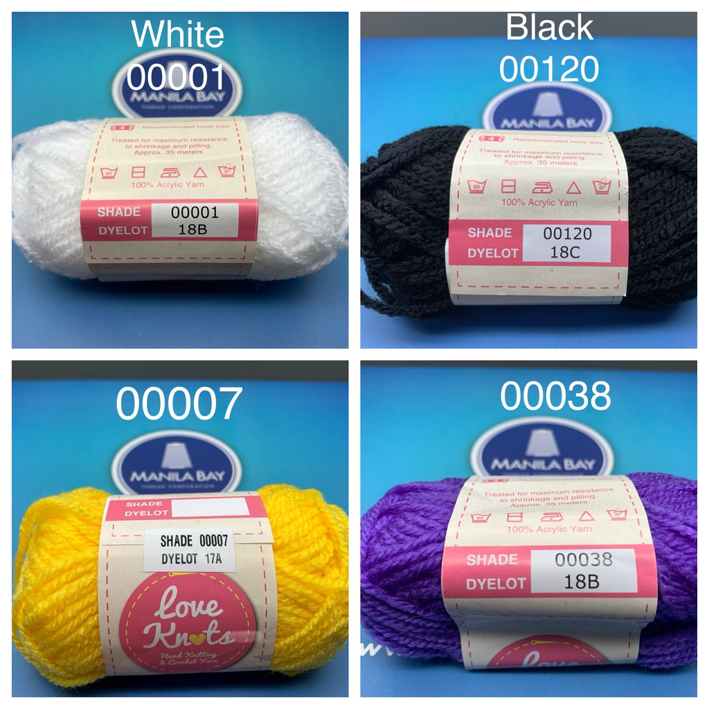 Love Knots Acrylic Yarn 15 grams (N881A/008) | Shopee Philippines