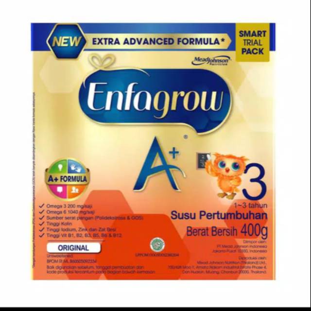 Enfagrow A + 3 original formulas 400gr | Shopee Philippines