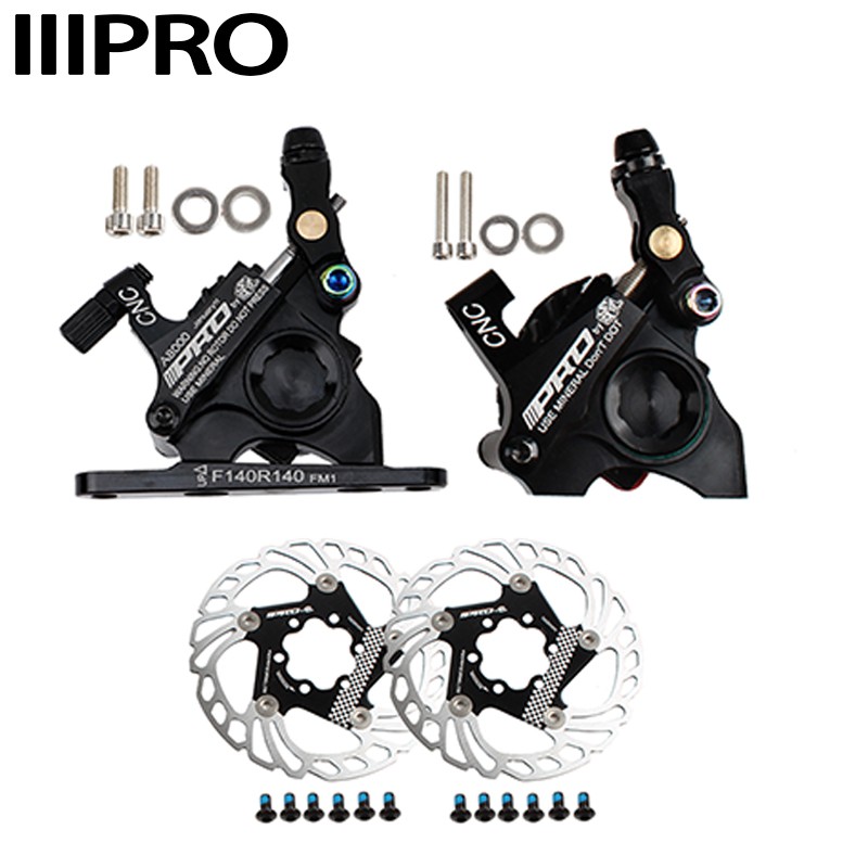 IIIPRO Road Bike Brake Flat-Mounted With AluMechanical Disc Brake ...